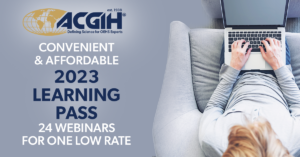 ACGIH Learning Passes - ACGIH