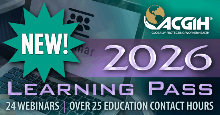 ACGIH Learning Passes - ACGIH